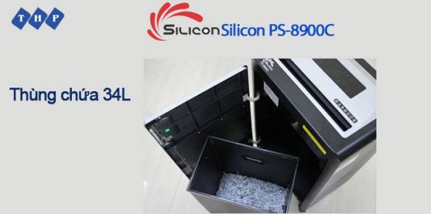 Máy hủy tài liệu Silicon PS-8900C chính hãng giá rẻ